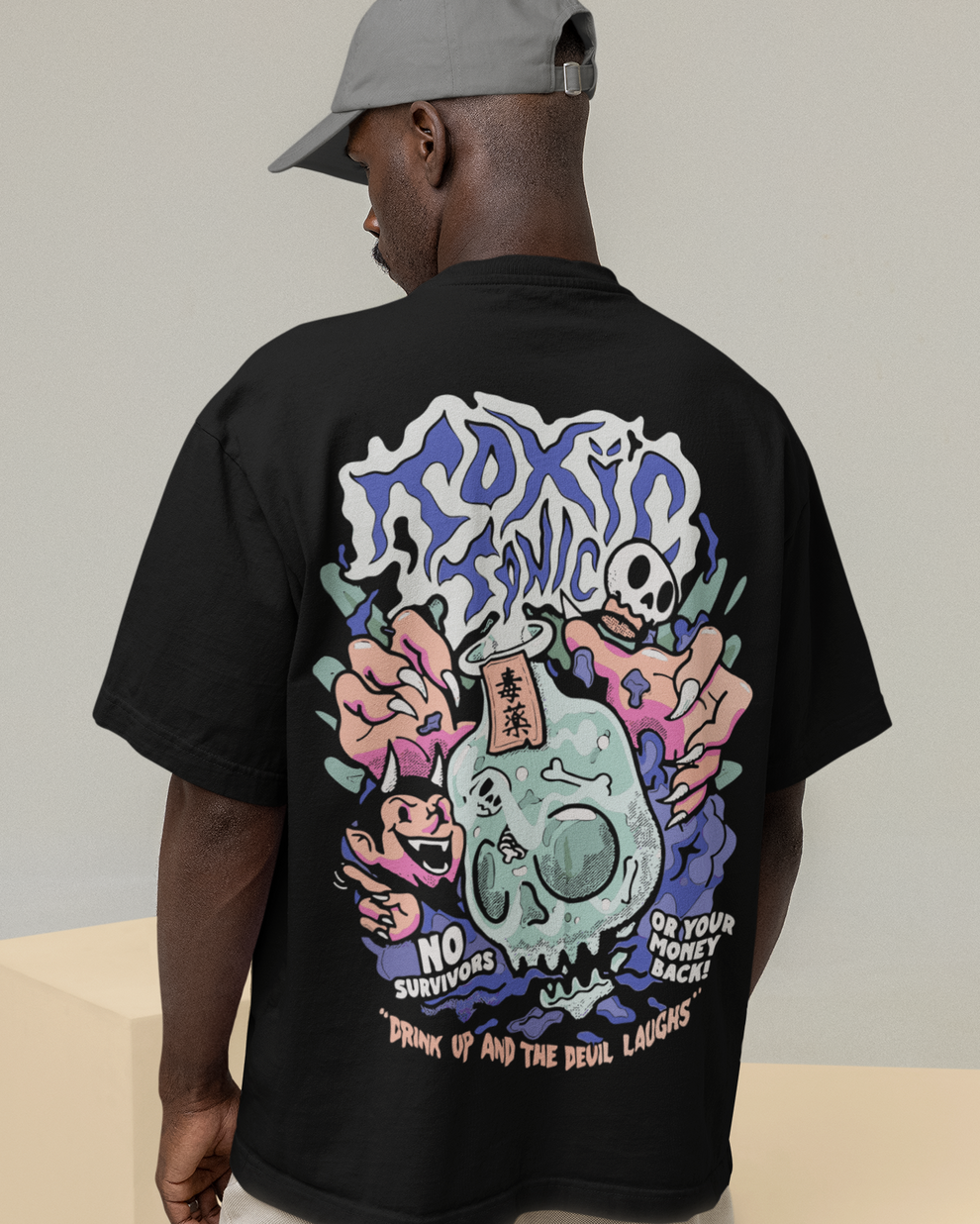 Toxic Tonic Oversized Tshirt – Wardrobe Edit